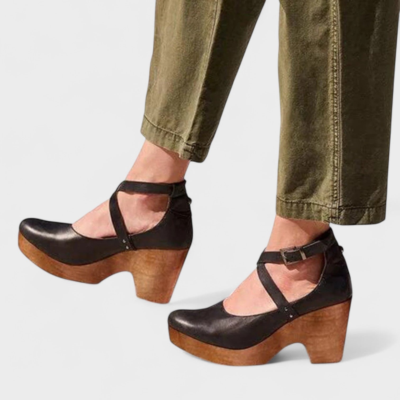 ELARU™ – Classic Comfort Wedge Sandals – Susan & Ashley
