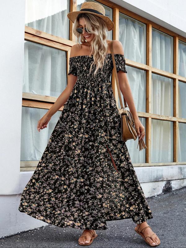AMELISE™ – Vintage Casual Ruffle Summer Dress – Susan & Ashley