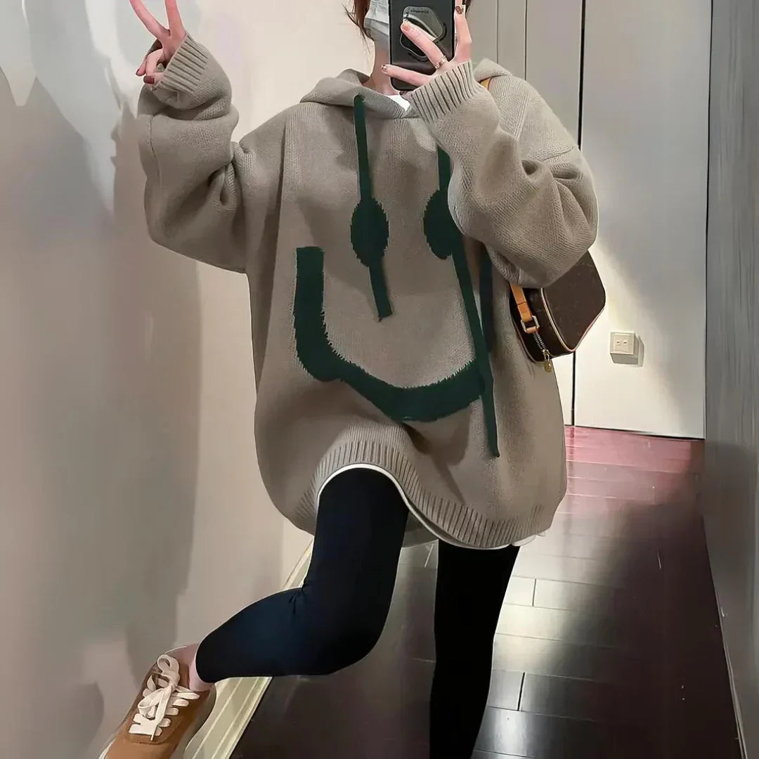 SMILEY™ | Cozy Oversized Hoodie – Susan & Ashley